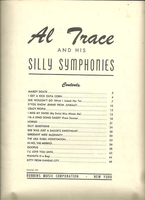 Tredwells-Music.com|Al Trace and His Silly Symphonies