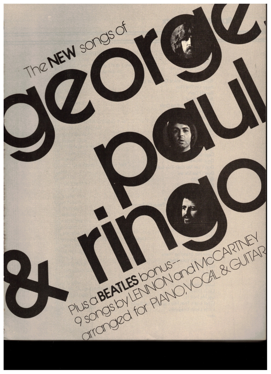 Tredwells-Music.com|Don't Let Me Wait Too Long, written & recorded by George Harrison, pdf copy